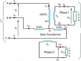 Scott T Transformer For 3 Phase To 2 Phase Conversion