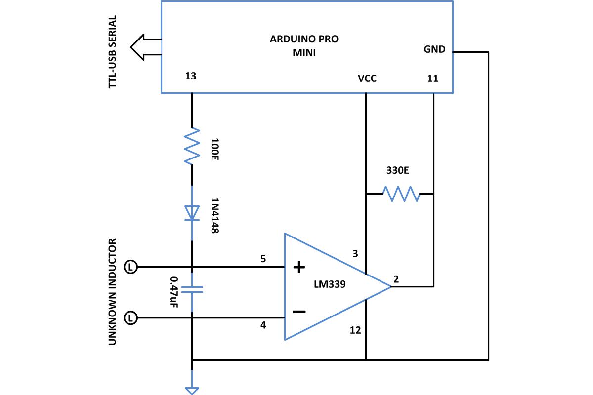 Simple Lc Meter Circuit Diagram