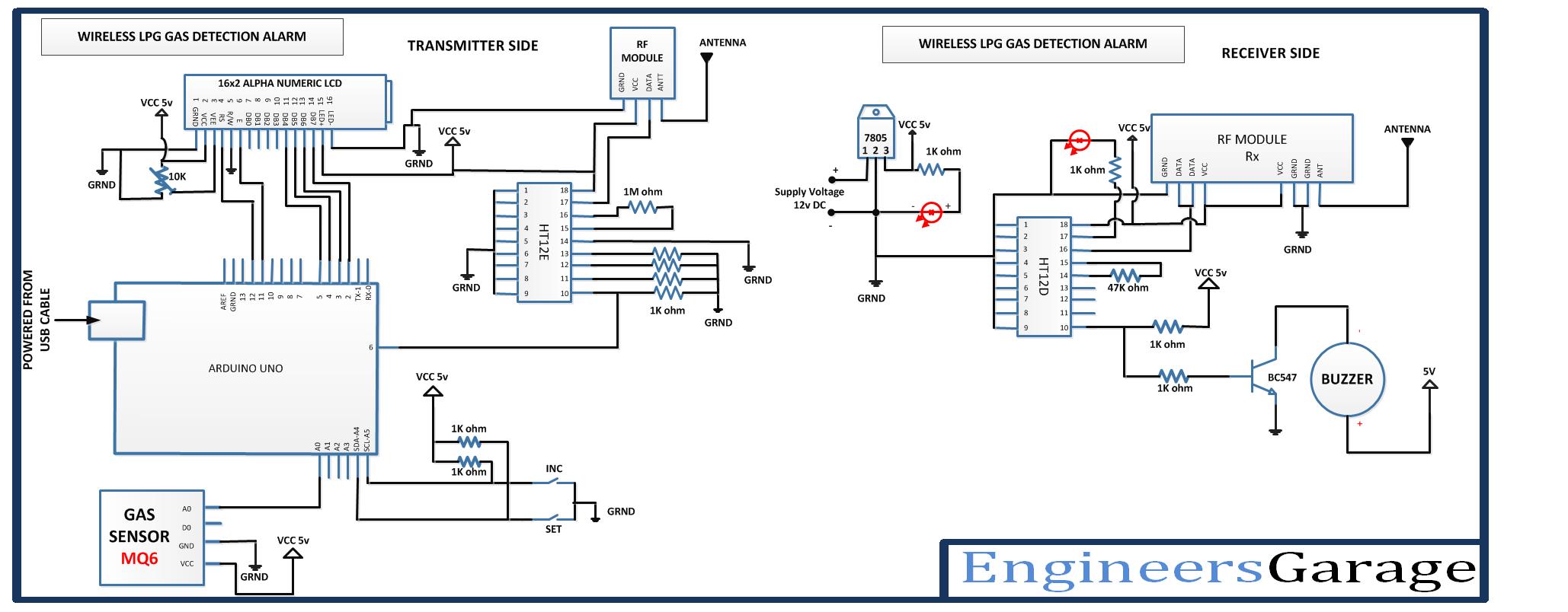 Gas Leakage Detector Circuit Diagram Pdf Circuit Diagram