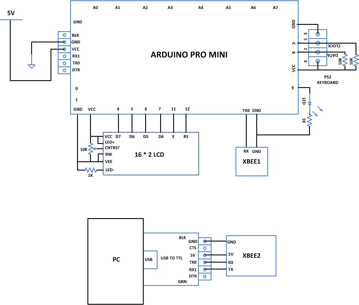 Schematic Diagram Of A Keyboard - Circuit Diagram