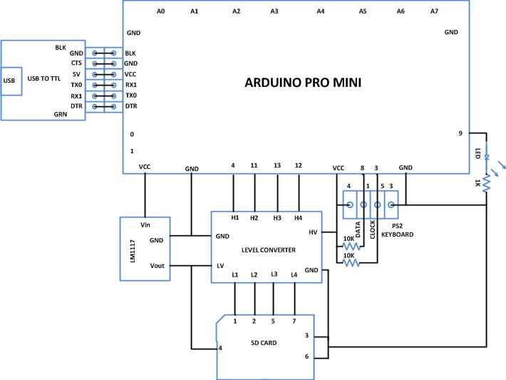 Ps2 Keyboard Circuit Diagram - Circuit Diagram