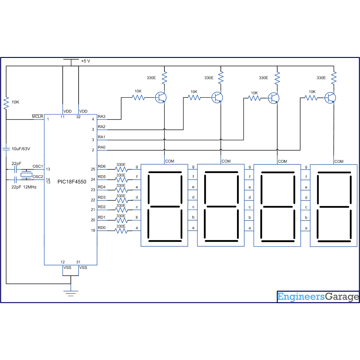 pic microcontroller circuit diagram - Circuit Diagram