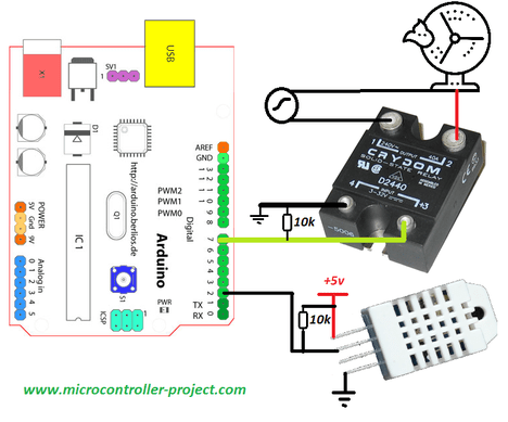 Solid State Relay Arduino Wiring Diagram