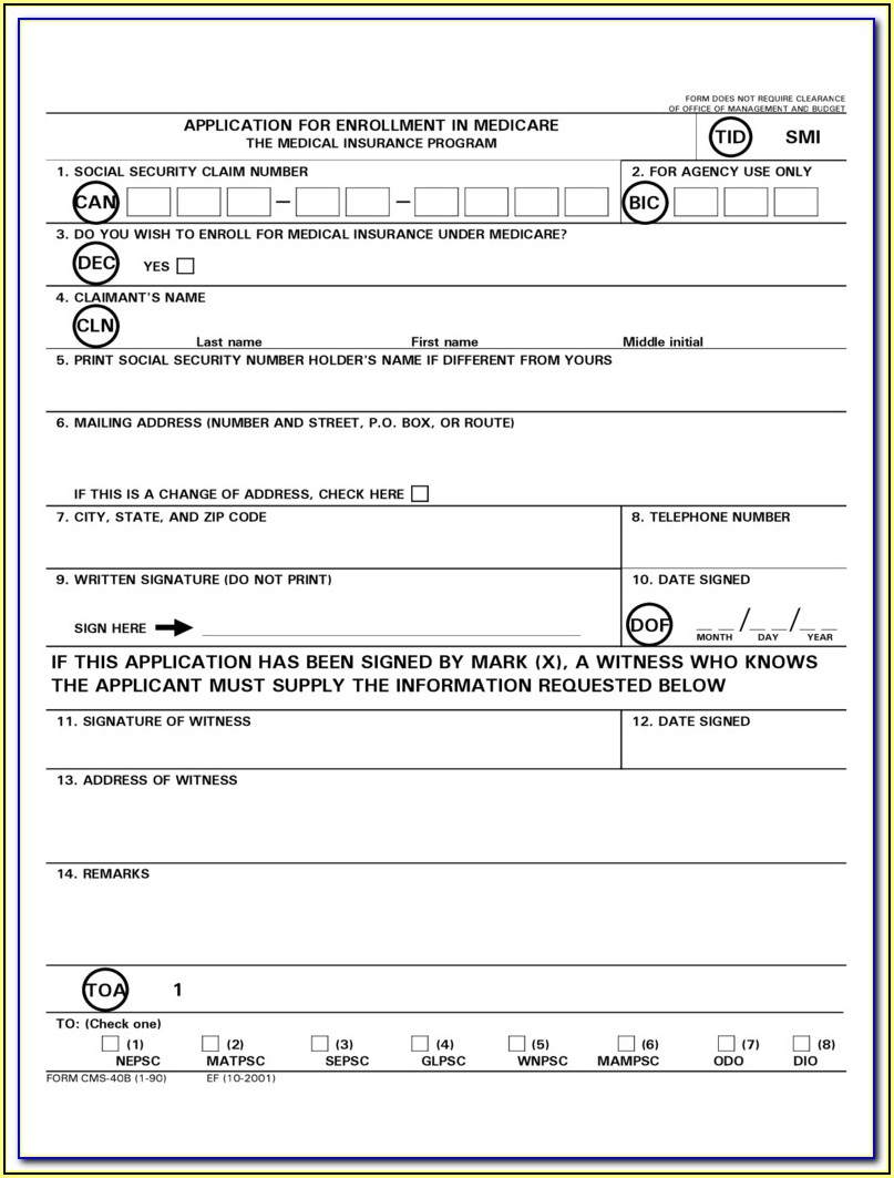 Social Security Part B Enrollment Form Enrollment Form social-security-part-b-enrollment-form-enrollment-form