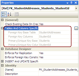Configure One-to-One Relationship