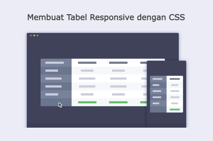 Membuat Tabel Responsive Dengan CSS - ePlusGo