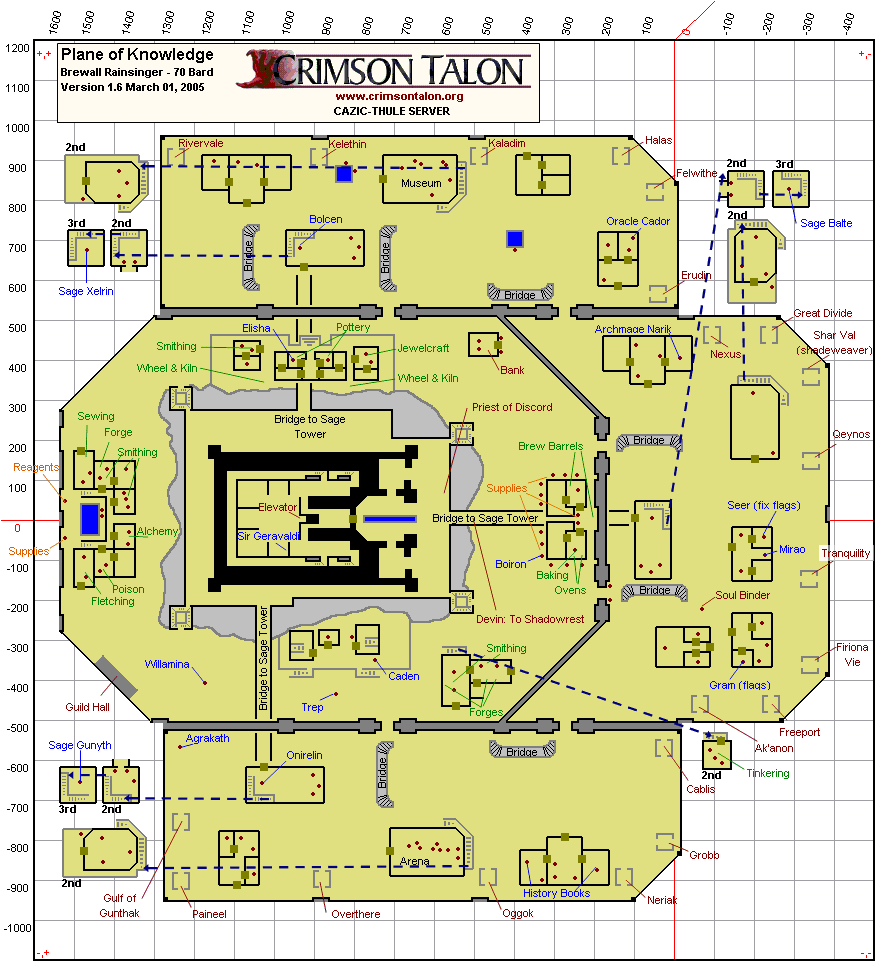 Plane of Knowledge – Brewall's EverQuest Maps