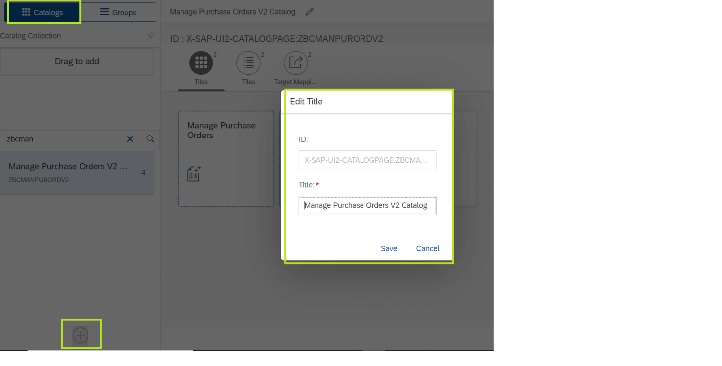 Configuring Sap Fiori Standard App Manage Purchase Orders V2