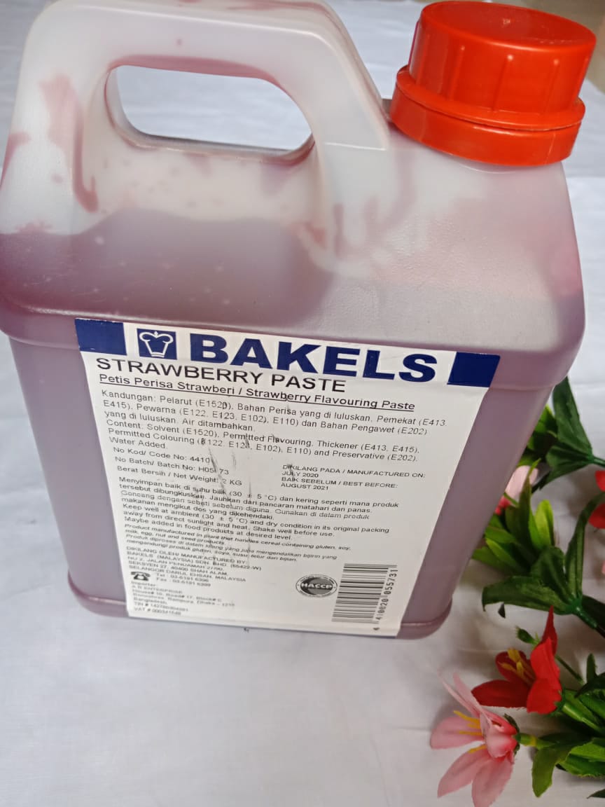 Strawberry Paste/Emulsion 100gm - Essential Baking Tools