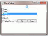 If User Selects One Or More Items Then Click Ok Button It Closes The