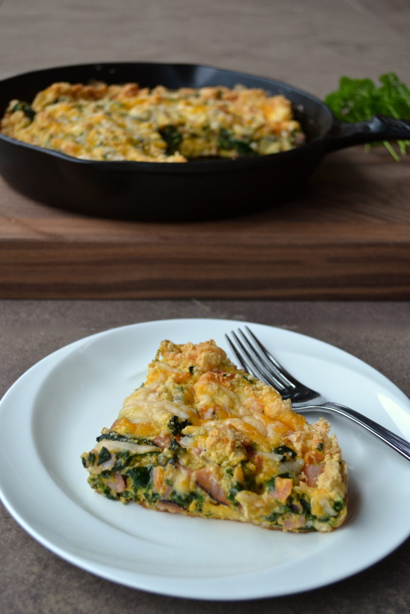 Spinach & Ham Souffle | Every Last Bite