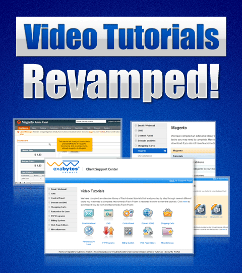 Exabytes Video Tutorials Now REVAMPED - Exabytes.com Blog