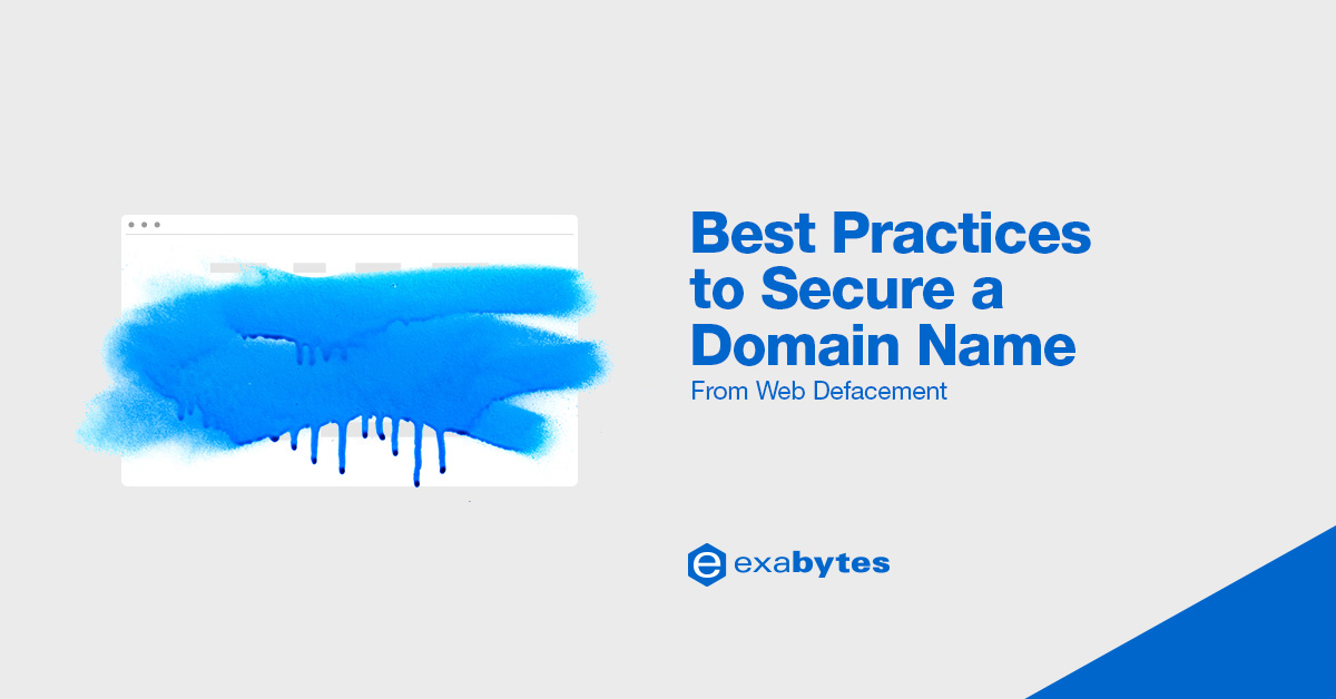 Best Practices to Secure Domain Name From Web Defacement