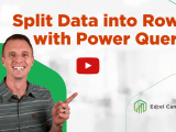 Split By Delimiter Into Rows And Columns With Power Query Excel Campus