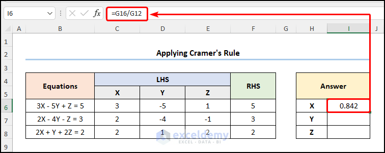 Solve 3 Variable Equations In Excel - Tessshebaylo