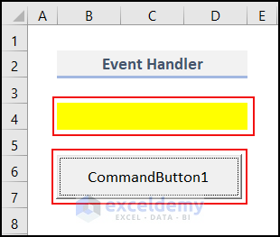 How To Use Vba Event Handler 5 Relevant Examples