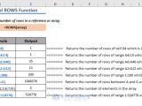 How To Use Rows Function In Excel With 7 Easy Examples
