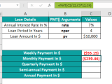 Pmt Function In Excel Formula Examples How To Use