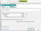 Log Excel Function Formula Step By Step Examples How To Use