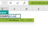 Dcount Excel Function Formula Example How To Use