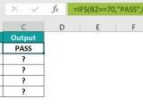 Ifs Excel Function Formula Example How To Use