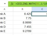 Ceiling Math Function In Google Sheets Formula How To Use