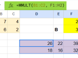 Mmult In Google Sheets Syntax Examples How To Use