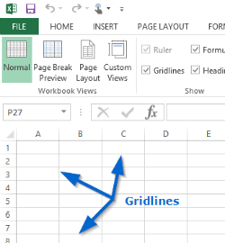 How To Hide Gridlines in Excel | ExcelSuperSite