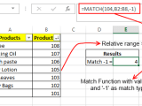 Excel Match Function How To Use