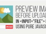 Preview Image Before Uploading In Field Using Pure Javascript