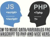 How To Move Data Variables From Javascript To Php And Vice Versa