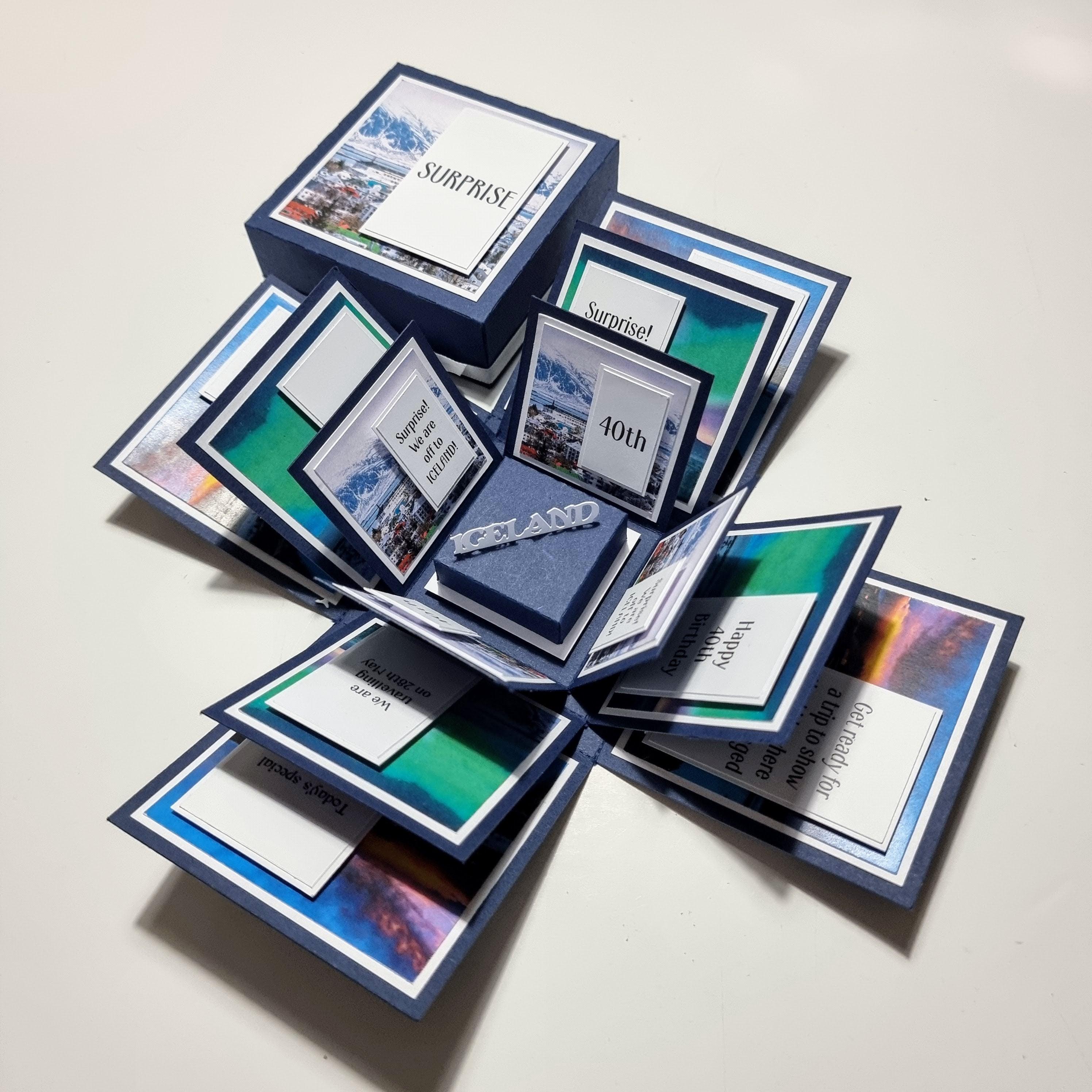 Iceland Trip Reveal Exploding Box By Exploding Box Co Exploding Box Co