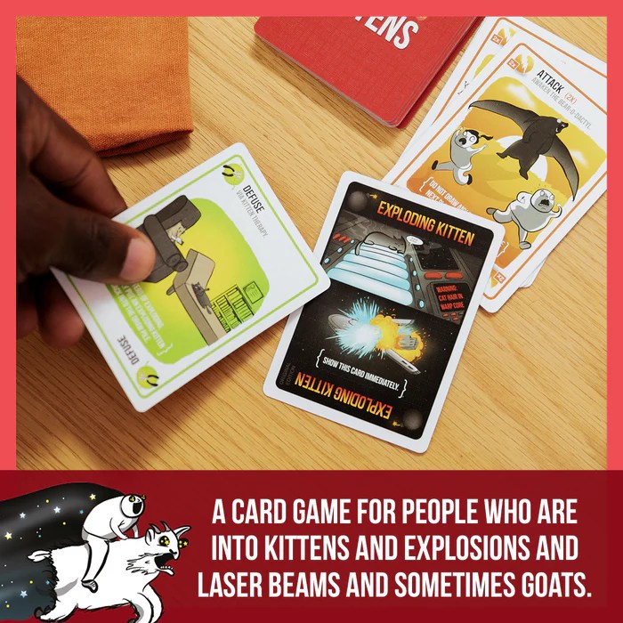 Exploding Kittens Original Edition 10th Anniversary Tin Edition