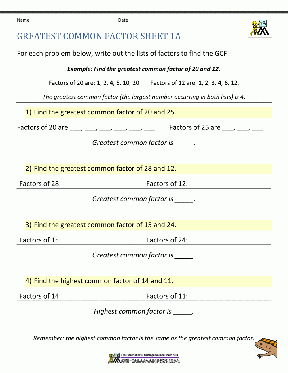 Greatest Common Factor Worksheet Page FactorWorksheets greatest-common-factor-worksheet-page-factorworksheets