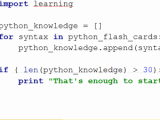 Python Flash Cards