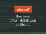 How To Set Java Home Path On Ubuntu
