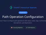 Path Operation Configuration Fastapi Basics Fastapi Tutorial