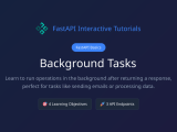 Background Tasks Fastapi Basics Fastapi Tutorial