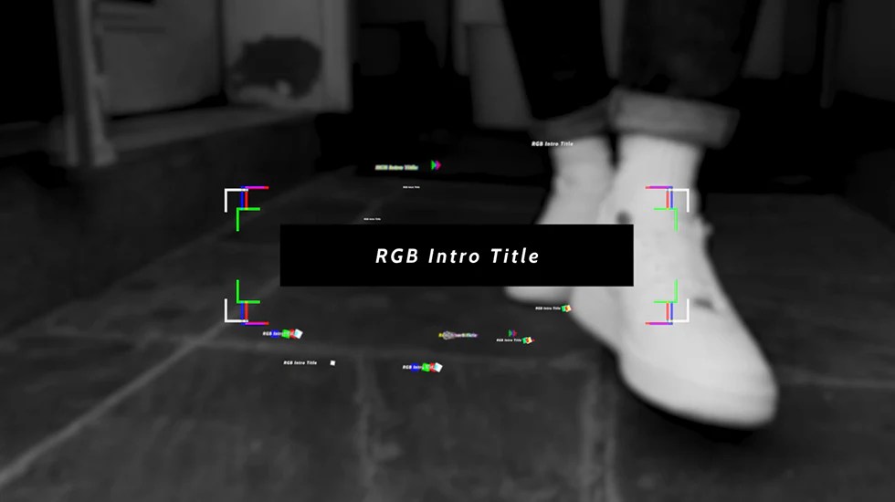After Effects Template Rgb Title Intro Filmbro