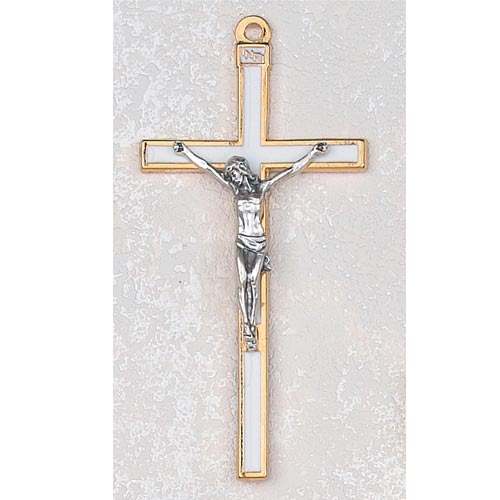 WHITE Communion CRUCIFIX - FirstCommunions.com