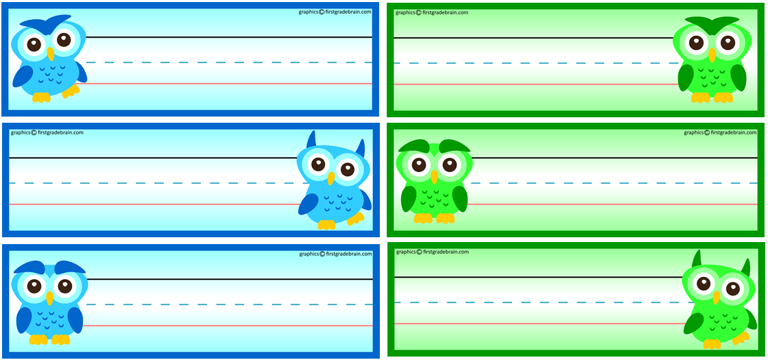 Hoot Hoot! Owl themed classroom forms, nameplates, and a new newsletter ...