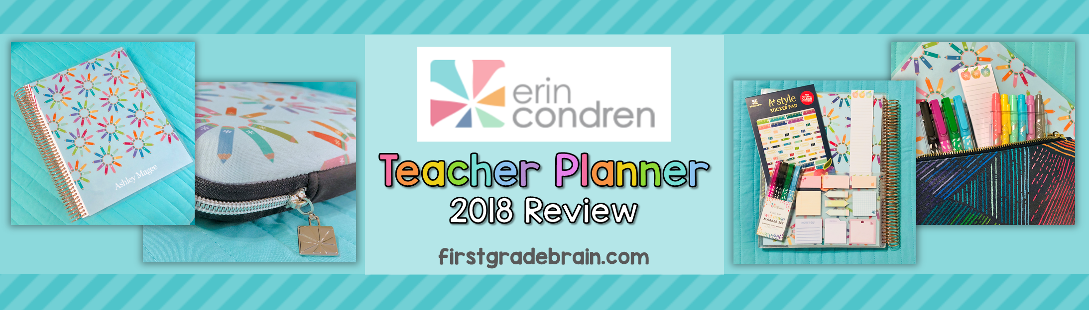 Erin Condren Teacher Lesson Planner 2018 – First Grade Brain