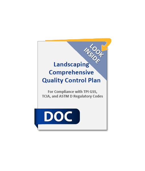 Landscaping Quality Control Plan | Lanscaping 101