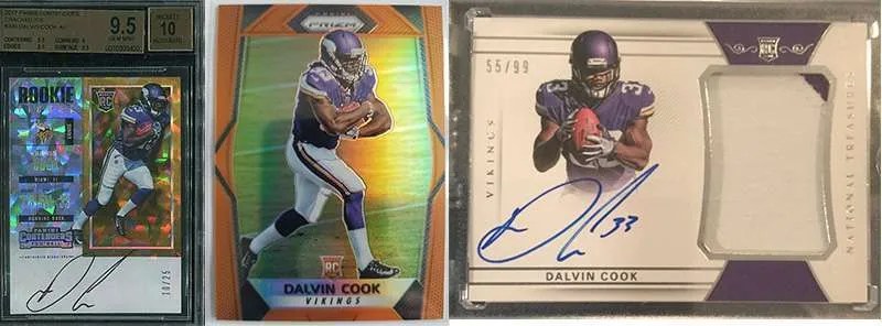Dalvin Cook and his top 3 rookie cards | fivecardguys