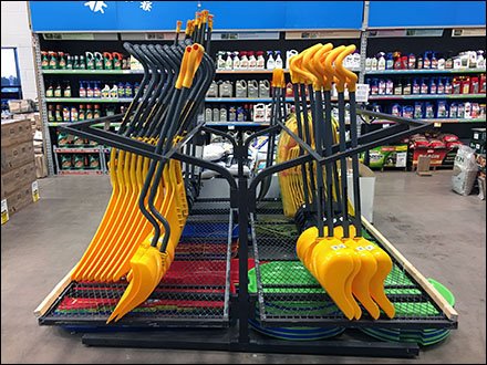 Sunny Day Snow Shovel Sales – Fixtures Close Up