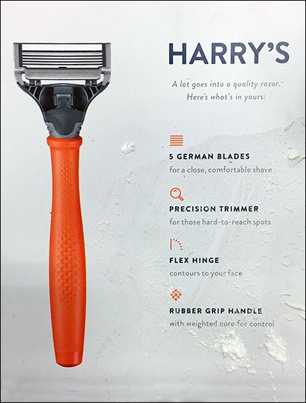 Harry's Razor Features and Benefits – Fixtures Close Up