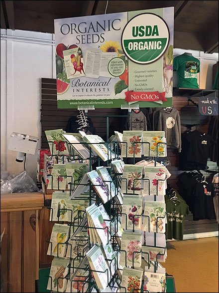 Floral Bouquet Open Wire Rack At Farm Store – Fixtures Close Up