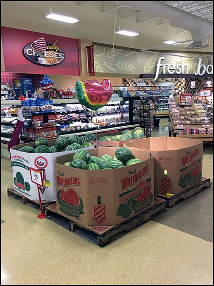 INDEX: Watermelon Merchandising and Display – Fixtures Close Up