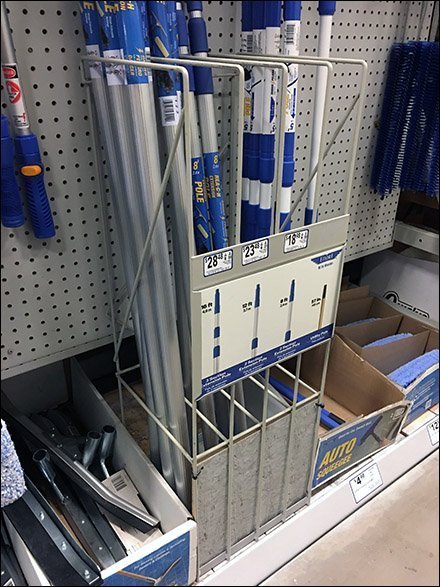 Get the Right Extension Pole Divided Rack – Fixtures Close Up