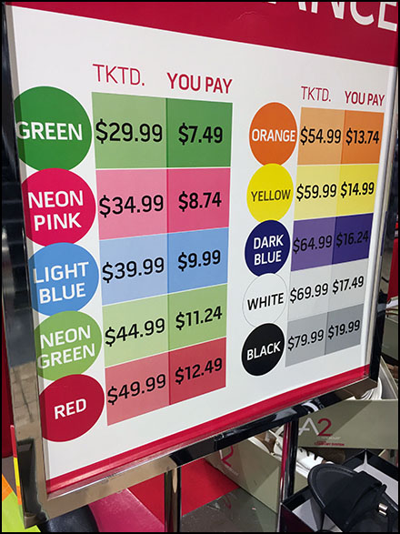 INDEX: Color Coded Store Fixtures – Fixtures Close Up